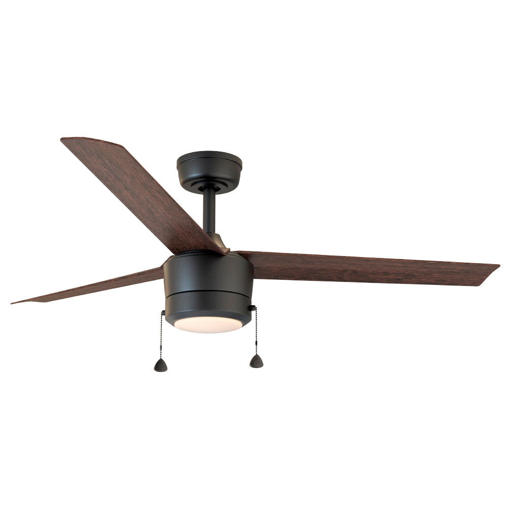 Indoor Fan with LED Light Kit | 52”, 3 Speeds, Pull-chain Control | 10 ...