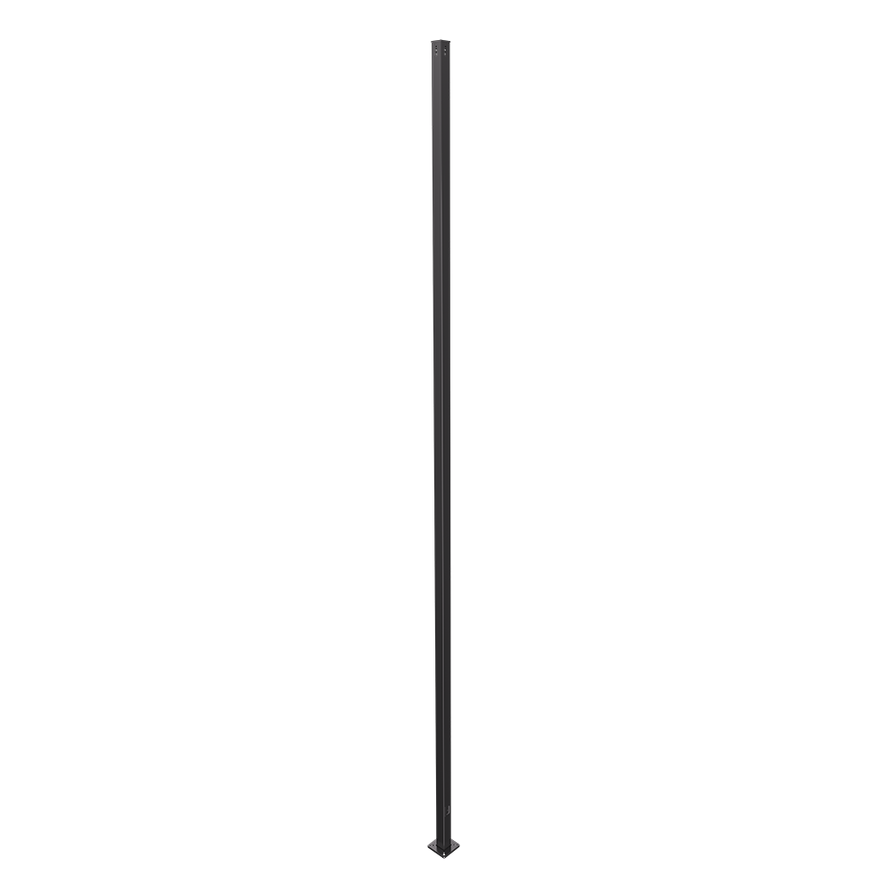 Square Straight Steel Poles | 20 feet | 4" Nominal Shaft Dimension ...